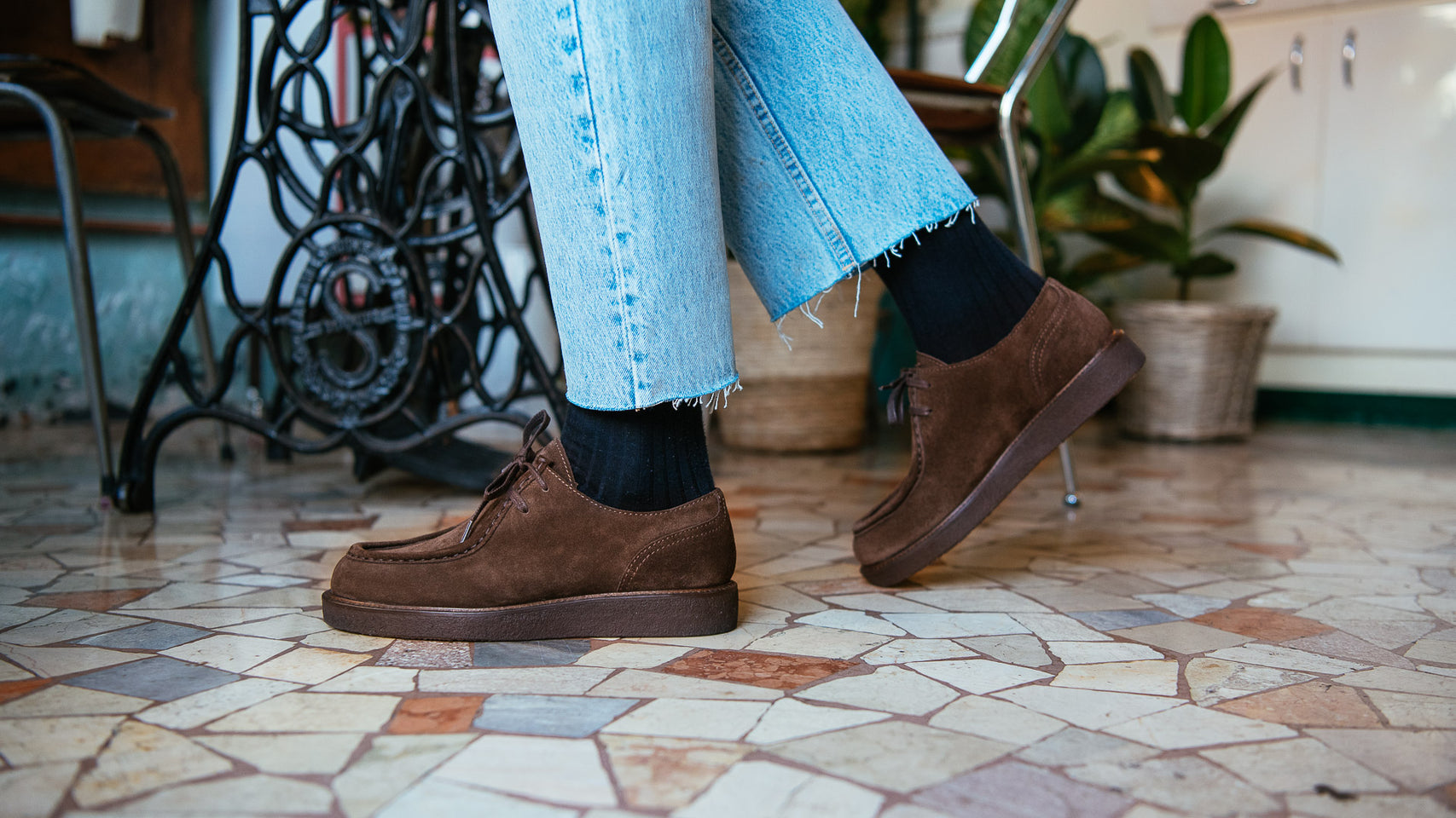 Velasca | Scarpe basse stringate in pelle, per la donna